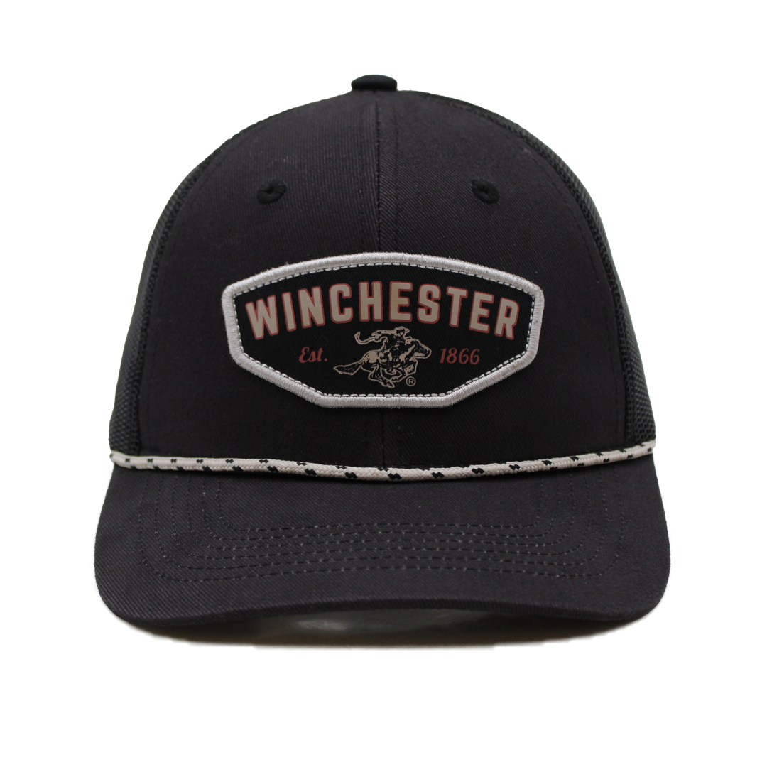 Black Winchester Since 1866 Mesh Trucker Hat – Winchester Gear