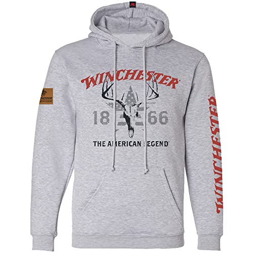 Winchester Hoodie With USA Skull Flag – Winchester Gear
