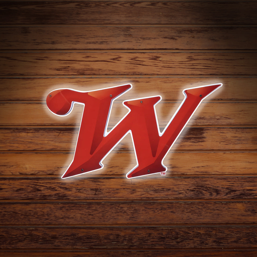 Big Red W Lighted Sign – Winchester Gear